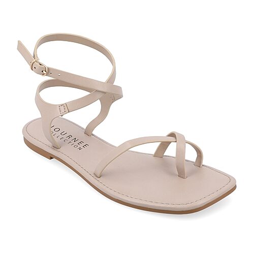 Click here for Journee Collection Womens Charra Ankle Strap Flat... prices