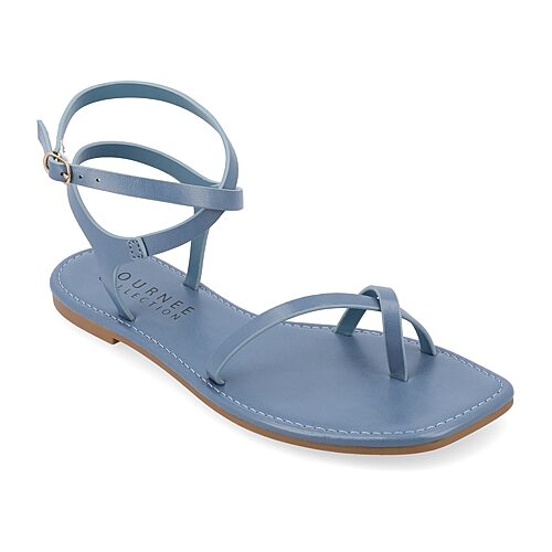 Click here for Journee Collection Womens Charra Ankle Strap Flat... prices