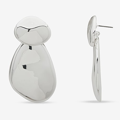 Click here for Worthington Silver Tone Womens Drop Earrings  One... prices