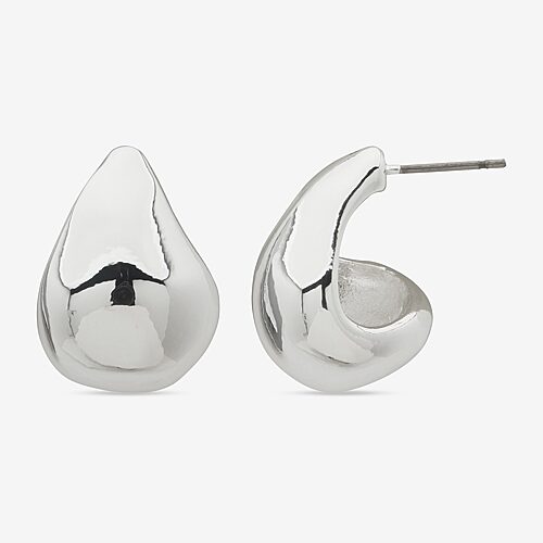 Click here for Worthington Silver Tone 20.3mm Stud Earrings  One... prices