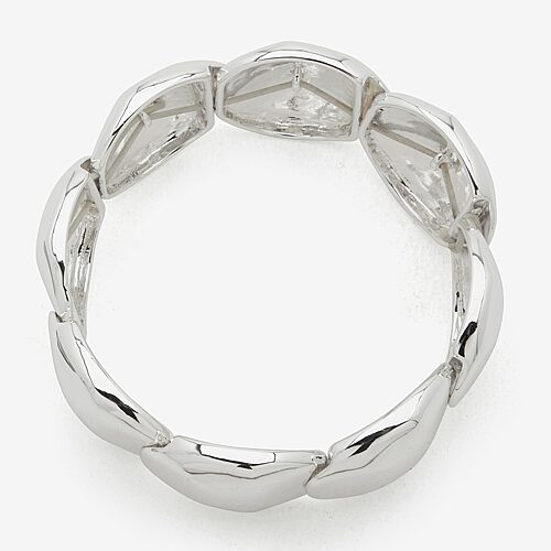Click here for Worthington Silver Tone Womens Stretch Bracelet  O... prices