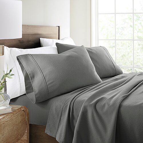 Click here for Casual Comfort Solid and Print Flannel Sheet Set... prices