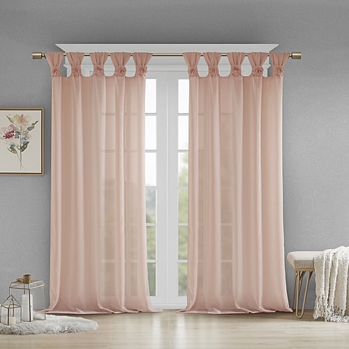 Click here for Madison Park Florah Tab Top Sheer Single Curtain P... prices