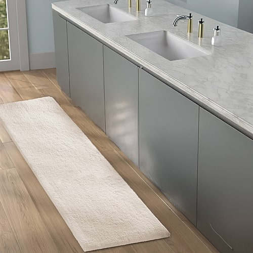 Madison Park Signature Marshmallow Bath Rug  24 x 72 - Natural