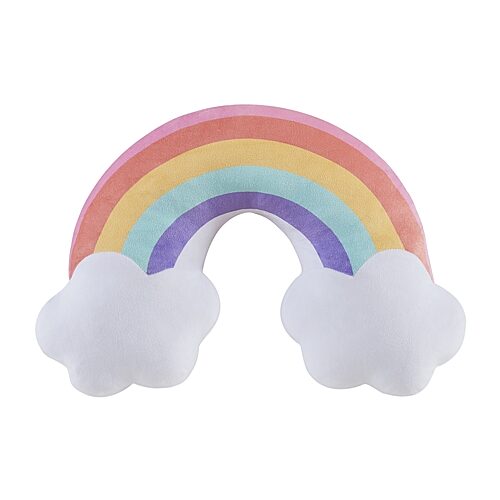 Click here for INK+IVY Kids Rainbow Throw Pillow  One Size  White prices