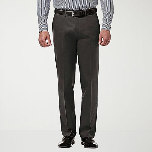 Click here for Haggar Premium No Iron Khaki Mens Comfort Waistban... prices
