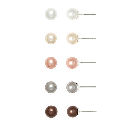 Click here for Mixit Womens Simulated Pearl Round Hypoallergenic... prices