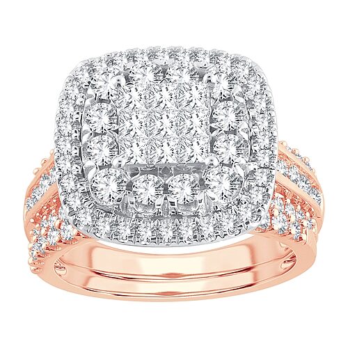 Click here for Womens 2 CT. T.W. Natural White Diamond 10K Gold C... prices