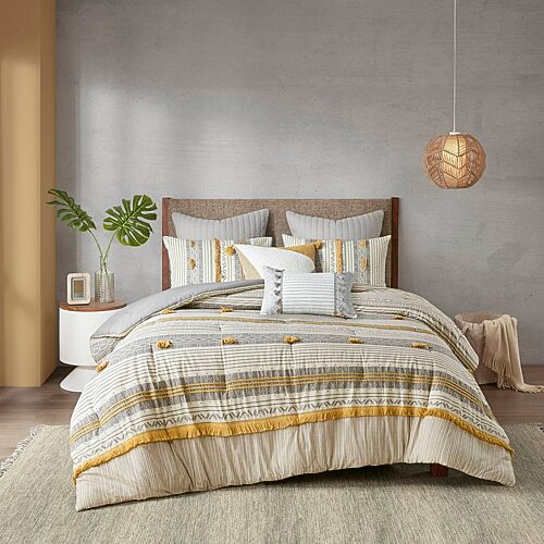 Click here for Ink+Ivy Cody 3-Piece Cotton Comforter Set  Full/Qu... prices