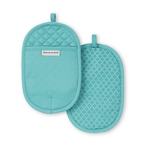 Click here for KitchenAid Asteroid Pot Holder Set  2 Piece - Aqua prices