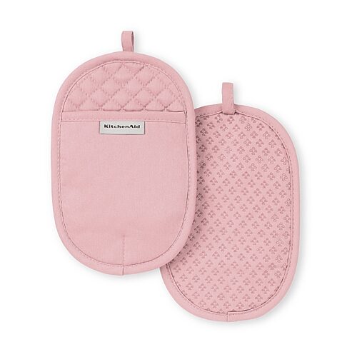 KitchenAid Asteroid Pot Holder Set  2 Piece - Open Rose