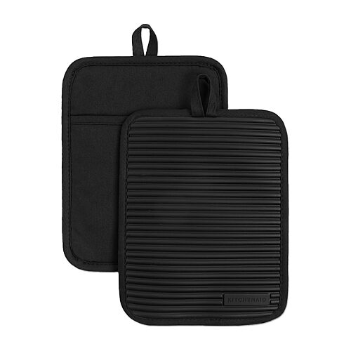 Click here for KitchenAid Ribbed Soft Silicone Pot Holder Set  2... prices