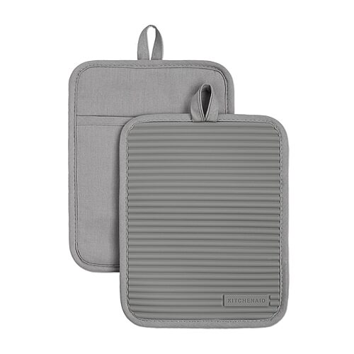 Click here for KitchenAid Ribbed Soft Silcone 2-pc. Pot Holder Se... prices