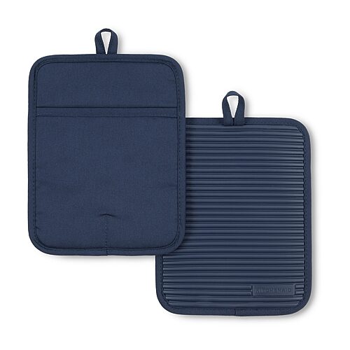 Click here for KitchenAid Ribbed Soft Silicone Pot Holder Set  2... prices