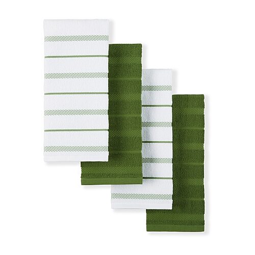 Click here for KitchenAid Albany Kitchen Towel Set  4 Piece - Gre... prices