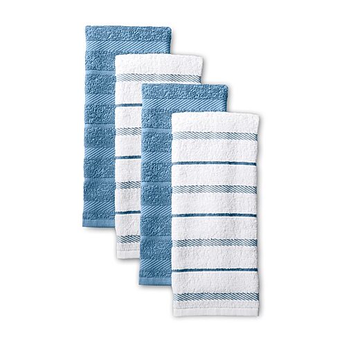 Click here for KitchenAid Albany Kitchen Towel Set  4 Piece - Blu... prices