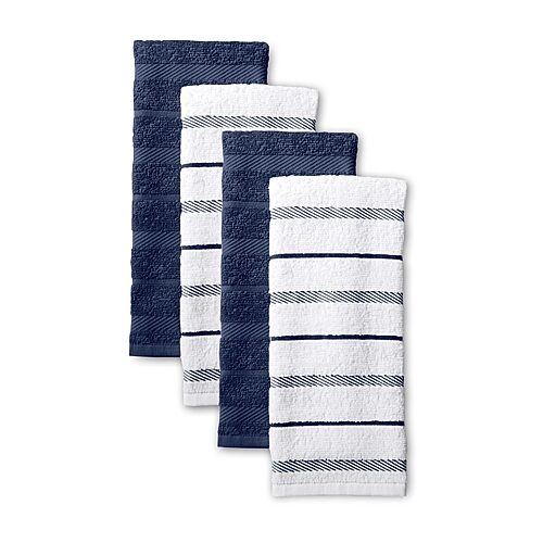 Click here for KitchenAid Albany Kitchen Towel Set  4 Piece - Blu... prices