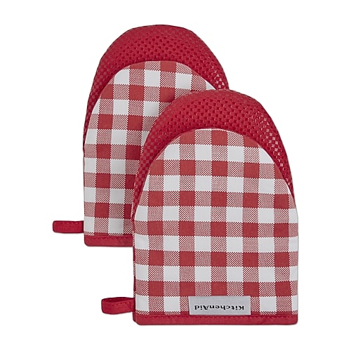 Click here for KitchenAid Gingham 2-Pc. Mini Oven Mitt Set - Pass... prices