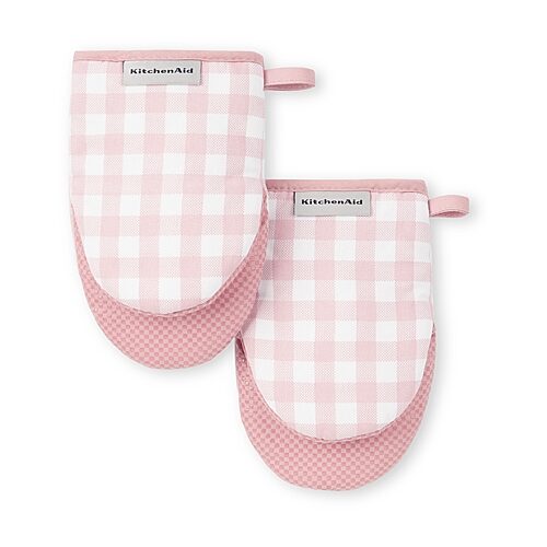 Click here for KitchenAid Gingham Mini Oven Mitt 2-Pack Set  5.5... prices