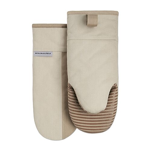 KitchenAid Beacon 2-Pc. Oven Mitt Set - Milkshake/beige