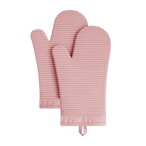 Click here for KitchenAid Ribbed Soft Silicone 2-Pc. Oven Mitt Se... prices