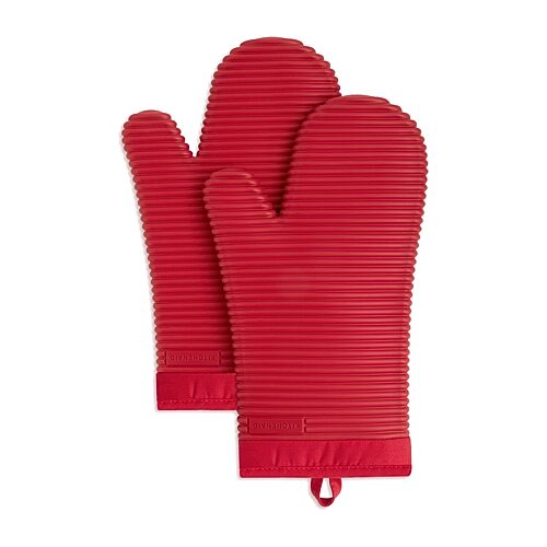 Click here for KitchenAid Ribbed Soft Silicone 2-Pc. Oven Mitt Se... prices