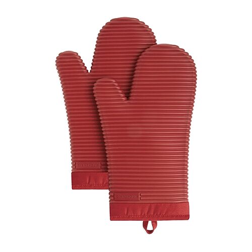 Click here for KitchenAid Ribbed Soft Silicone 2-Pc. Oven Mitt Se... prices