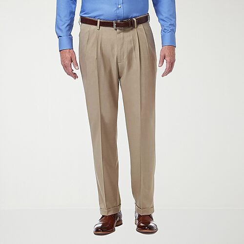 Click here for Haggar Premium Comfort Mens Cuffed Classic Fit Dre... prices