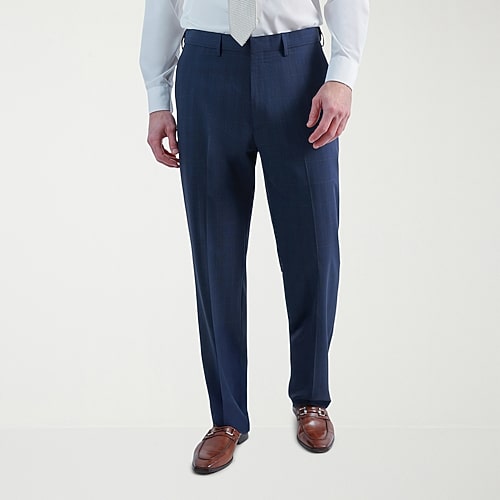 Click here for Haggar JMH Prince Of Wales Mens Stretch Fabric Cla... prices