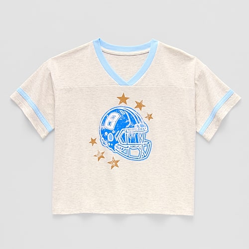 Click here for Thereabouts Little & Big Kid Girls V Neck Short Sl... prices