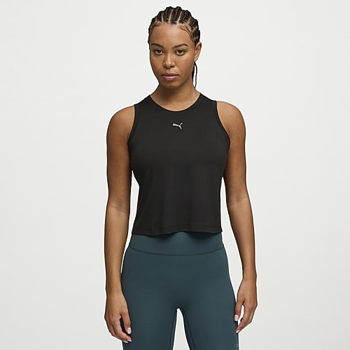 Click here for PUMA Womens Crew Neck Sleeveless Active Tank Top... prices
