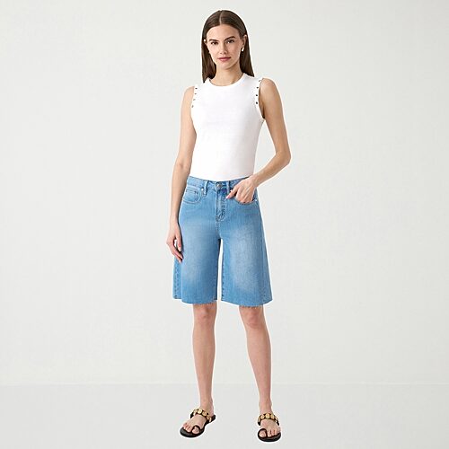 Click here for RM Rebecca Minkoff Womens 11 Bermuda Short  14  Bl... prices