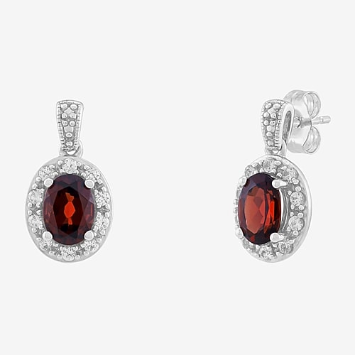 Click here for Limited Quantities! Womens Genuine Red Garnet Ster... prices