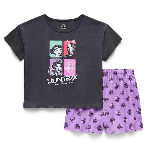 Click here for Girls K-Pop Demon Hunters Graphic Tee & Shorts Paj... prices