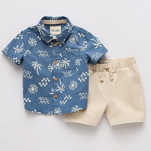 Click here for Little Stitch Baby Boys 2-pc. Short Set  6-9 Month... prices