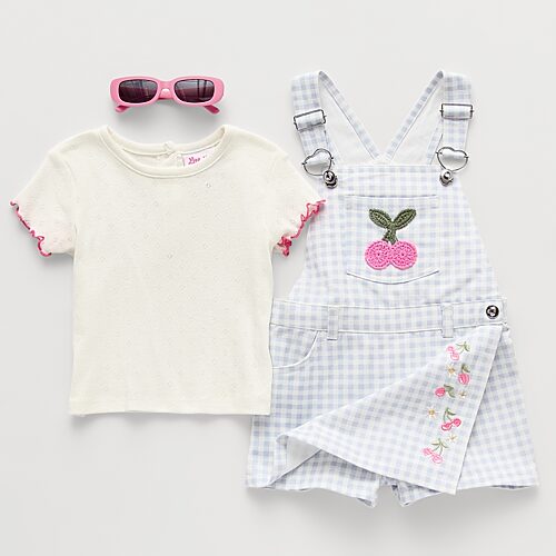Click here for Little Lass Toddler Girls 2-pc. Skort Set  5t  Blu... prices