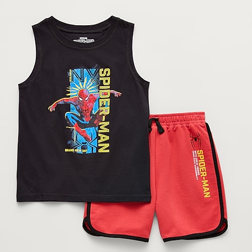 Click here for Disney Collection Little & Big Kid Boys Marvel Spi... prices