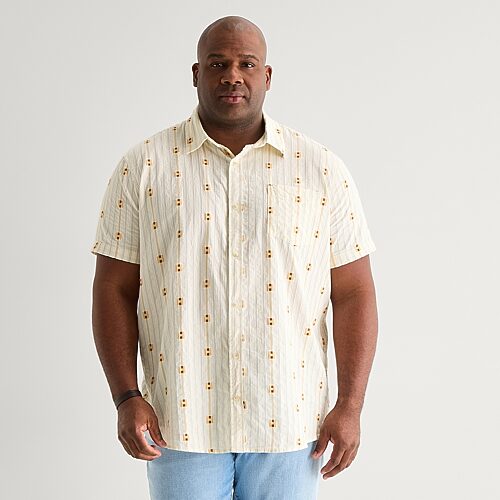 Click here for mutual weave Mens Short Sleeve Regular Fit Big and... prices