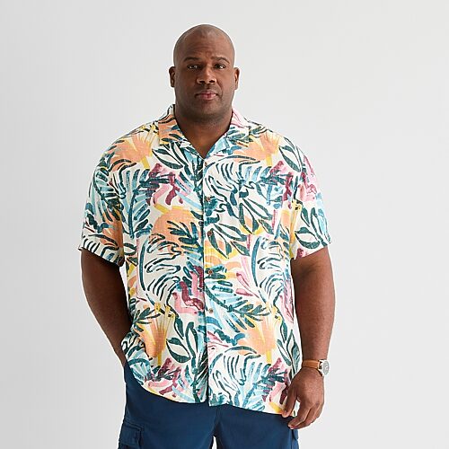 Click here for St. Johns Bay Button-Down Mens Short Sleeve Big an... prices