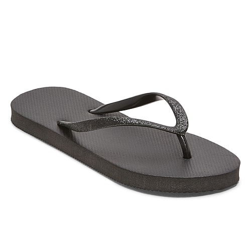 Click here for Mixit Womens Zori Flip-Flops  7/8  Black prices