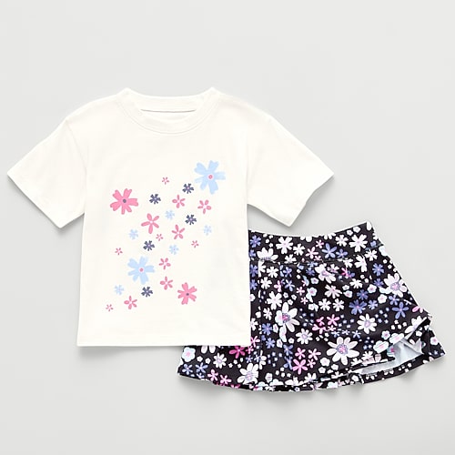 Click here for Okie Dokie Active Toddler & Little Girls 2-pc. Sko... prices