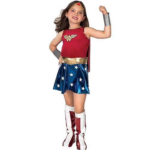 Click here for Dc Comics Wonder Woman Girl Costume  Small  Multip... prices