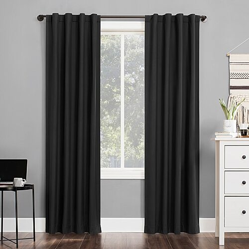 Click here for Cyrus Thermal 100 Blackout Back Tab Curtain Panel... prices