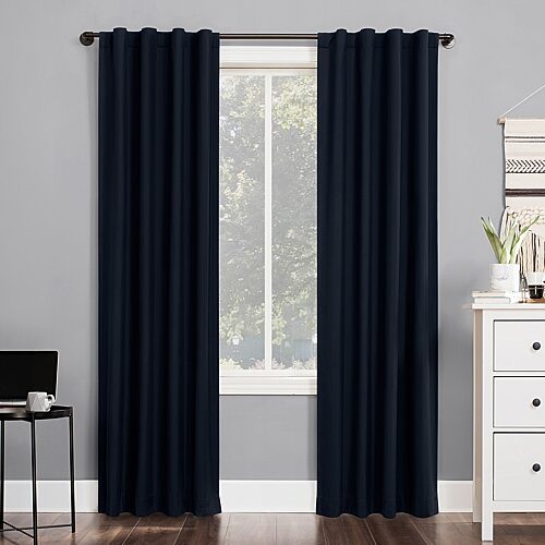 Click here for Cyrus Thermal 100 Blackout Back Tab Curtain Panel... prices