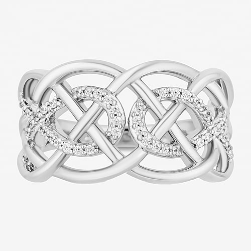 Click here for Enchanted Disney Fine Jewelry Womens 1/6 CT. T.W.... prices