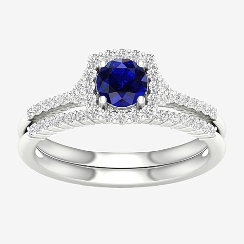 Click here for Modern Bride Gemstone Womens 14K White Gold Round... prices