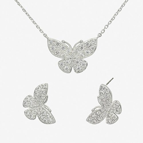 Click here for Sparkle Allure Womens Cubic Zirconia Pure Silver O... prices