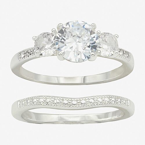 Click here for Sparkle Allure Womens Cubic Zirconia Pure Silver O... prices
