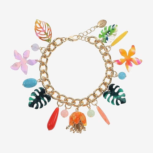 Click here for Bijoux Bar Womens Charm Bracelet  One Size  Multip... prices