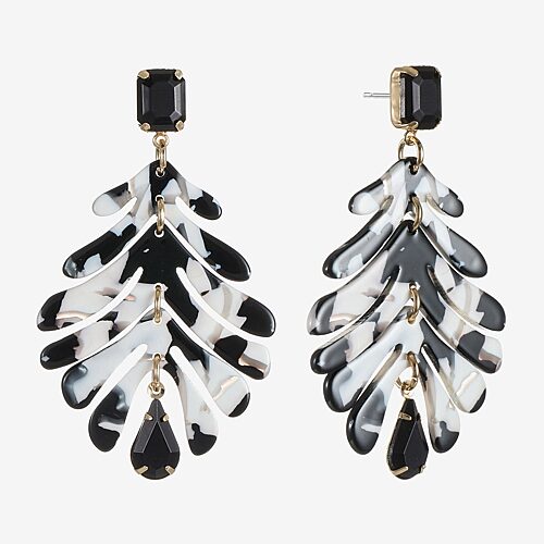 Click here for Bijoux Bar Womens Black Glass Hypoallergenic Drop... prices
